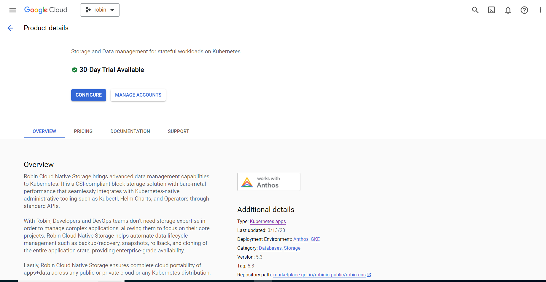 2. Installing Robin Cloud Native Storage (CNS) — Robin Documentation v5 ...